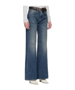 R13 Flared High-waisted Jeans - No
