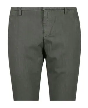 DONDUP Mid-waist Casual Pants - Black