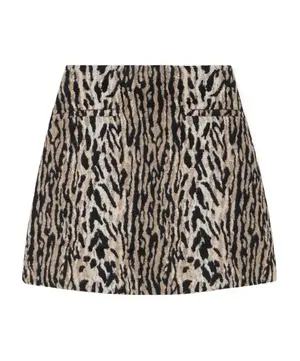 Rixo Print Mini Skirt