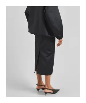 THE FRANKIE SHOP Belted Midi Skirt