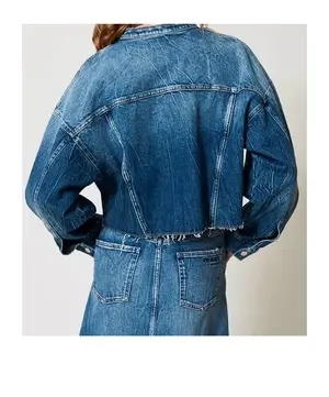 TWINSET Logo Denim Jacket