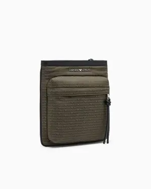 Emporio Armani Jacquard Monogram Shoulder Bag
