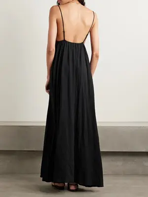 Staud Hanna Maxi Dress - Black