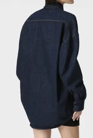 Missoni Logo Patch Denim Shirt
