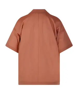 ROBERTO COLLINA Fine-knit V-neck T-shirt
