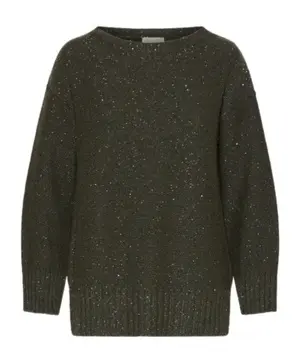 Marella Straight-fit Cashmere-blend Sweater With Sequins