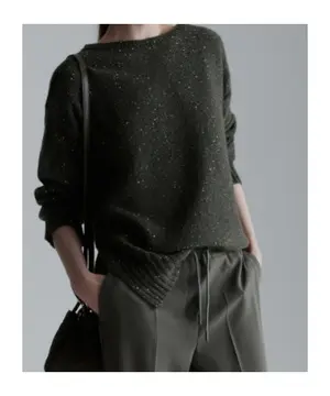 Marella Straight-fit Cashmere-blend Sweater With Sequins