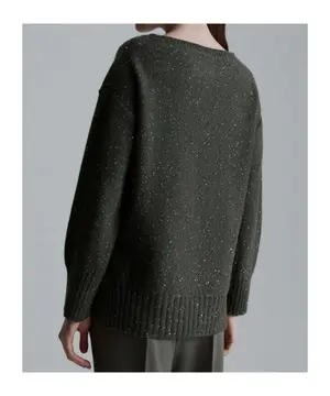 Marella Straight-fit Cashmere-blend Sweater With Sequins