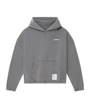 Satisfy Softcell Logo Hoodie - Gray