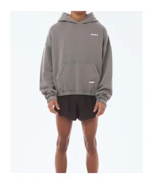 Satisfy Softcell Logo Hoodie - Gray