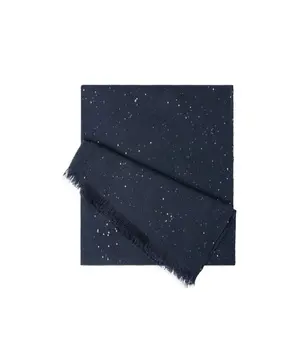Brunello Cucinelli Fringed Scarf - Blue