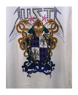 Just Cavalli Printed Round-necked T-shirt - Gray