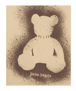 Palm Angels Bear Graphic T-shirt - Nude