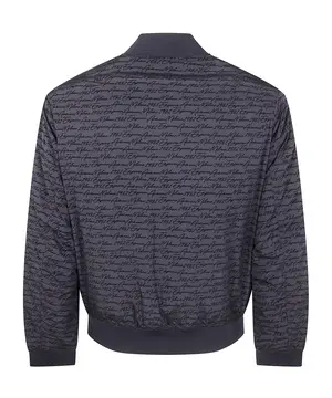 Emporio Armani Script-print Bomber Jacket