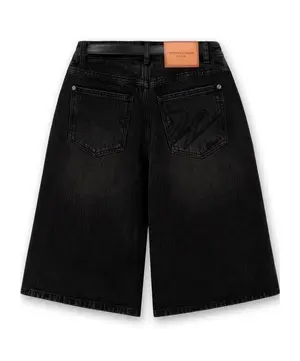 WOOYOUNGMI Belted Denim Shorts