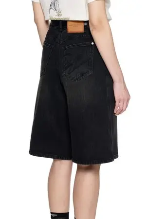WOOYOUNGMI Belted Denim Shorts