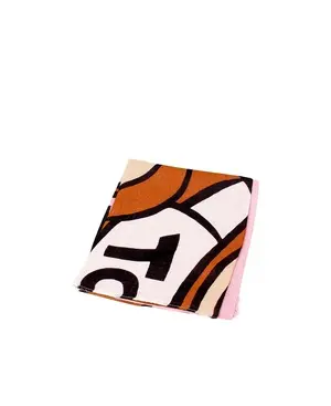 Moschino Teddy Bear Logo Pattern Scarf