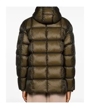 C.P. COMPANY Hooded Quilted Jacket - Black