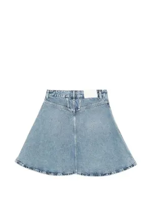 Closed Cotton Short Skirt