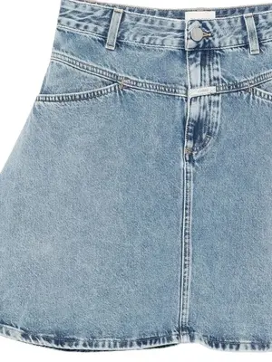Closed Cotton Short Skirt