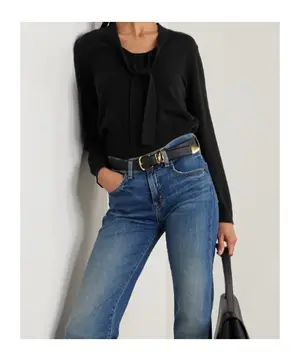 NILI LOTAN Genesis Cashmere Sweater With Pussy-bow Detail