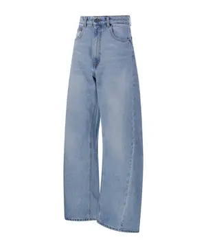 Giuseppe Di Morabito Wide Leg Jeans With Belt Loops