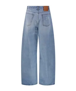 Giuseppe Di Morabito Wide Leg Jeans With Belt Loops