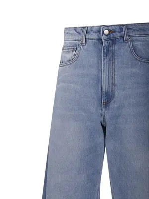 Giuseppe Di Morabito Wide Leg Jeans With Belt Loops