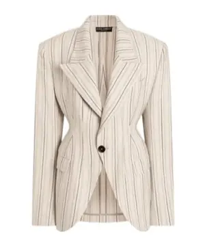 Dolce & Gabbana Single-breasted Pinstriped Jacket