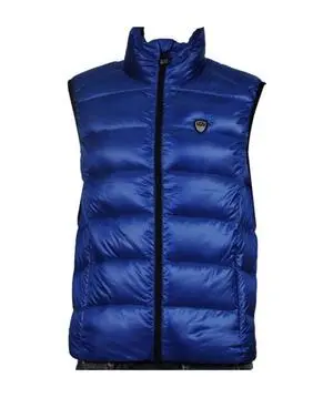 EA7 Sleeveless Down Vest With Logo Detail