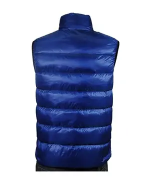 EA7 Sleeveless Down Vest With Logo Detail