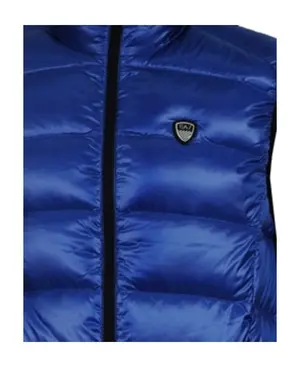EA7 Sleeveless Down Vest With Logo Detail
