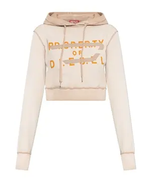 DIESEL® Property Of " Print D Patch Hoodie