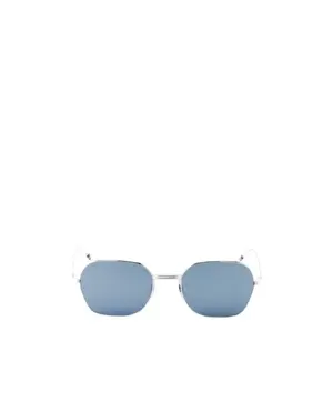 Thom Browne Geometric Frame Sunglasses - Blue