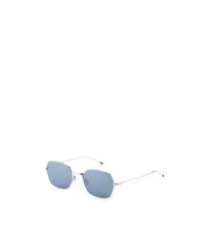 Thom Browne Geometric Frame Sunglasses - Blue