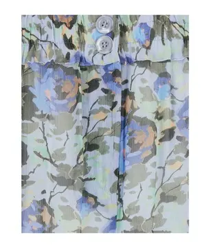 SEMICOUTURE Floral Wide-leg Pants