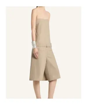 COURREGES Courrèges Belted Bustier Jumpsuit - Nude