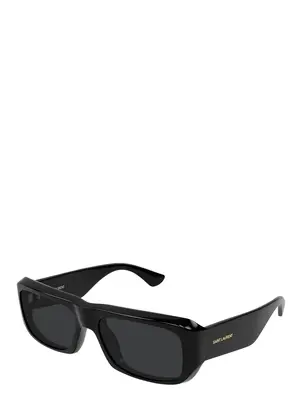 Saint Laurent Rectangular Frame Sunglasses - Black
