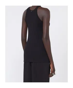 Sportmax Ribbed Tank Top - Black