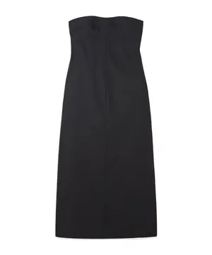 ST. AGNI Strapless Midi Dress