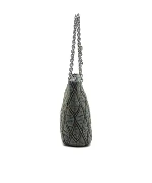 DIESEL® Quilted Chain Shoulder Bag - Dark Blue