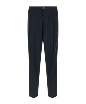 Brunello Cucinelli Pleated Chino Pants - Black