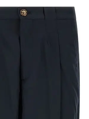 Brunello Cucinelli Pleated Chino Pants - Black