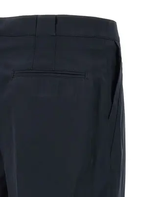 Brunello Cucinelli Pleated Chino Pants - Black