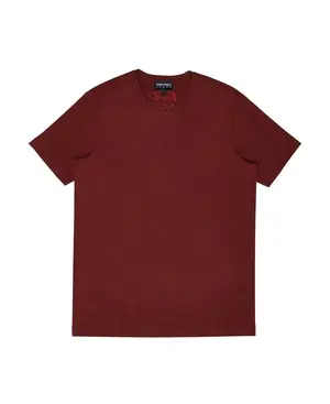 Emporio Armani T-shirt With Round Neck - Brown