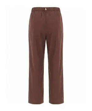 Patrizia Pepe Straight-leg Poplin Trousers - Red