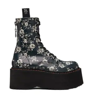R13 Contrast Stitching Boots For Women