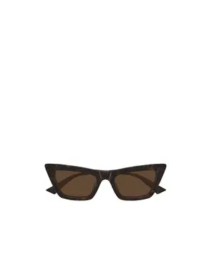 Bottega Veneta Bottega Veneta Cat Eye Frame Sunglasses Black