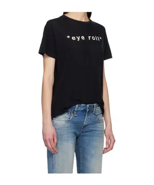 R13 Eye Roll Crew Neck Short Sleeve T-shirt