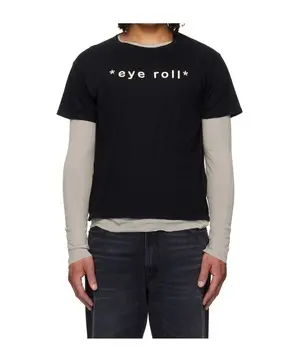 R13 Eye Roll Crew Neck Short Sleeve T-shirt